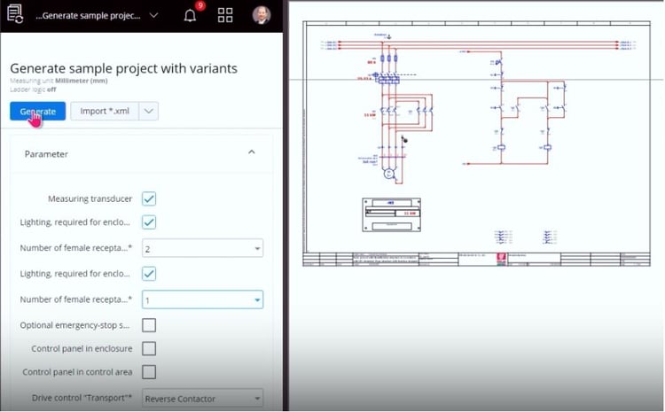 Crear un esquema eléctrico en solo 13 segundos con EPLAN
